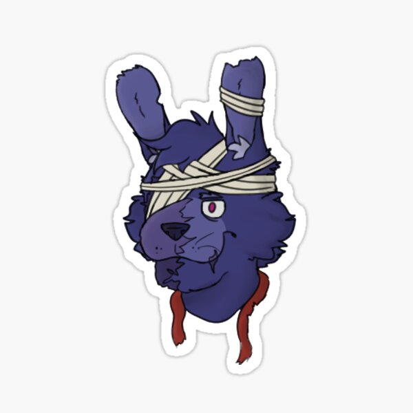 "Withered Bonnie" Sticker for Sale by Quenntinn | Redbubble
