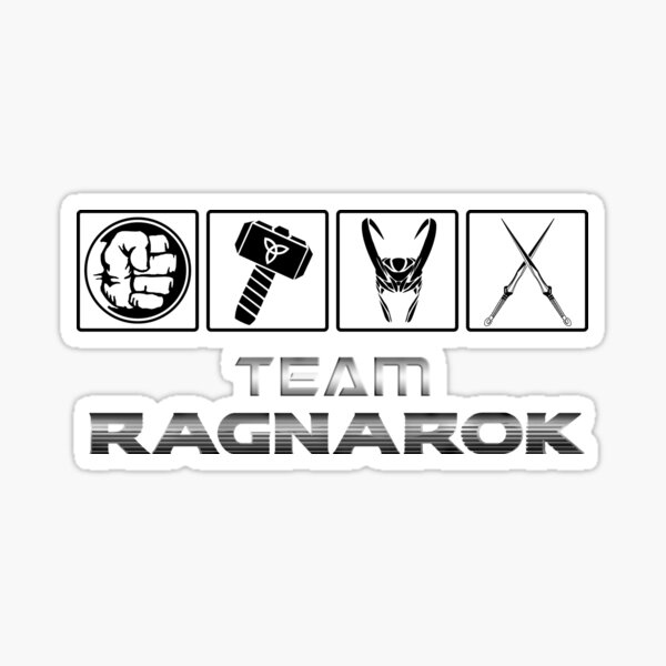 "Team Ragnarok" Sticker for Sale by madraccoon | Redbubble