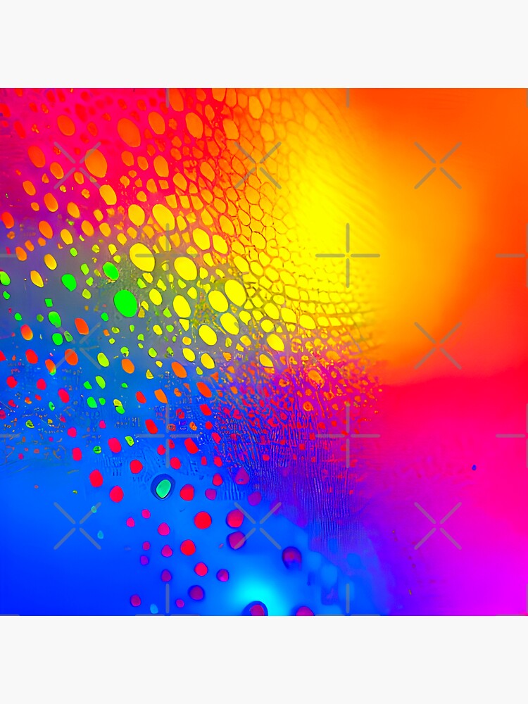 "Abstract Paint Dots" Sticker for Sale by bradm50 | Redbubble