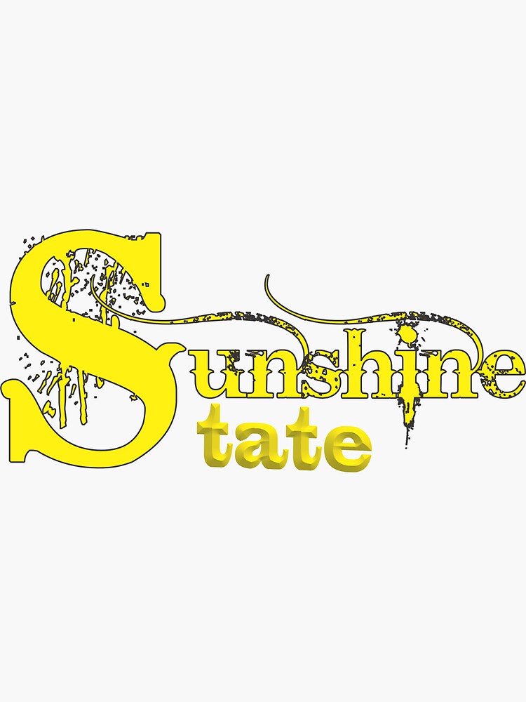 "sunshine state" Sticker for Sale by Atamason | Redbubble