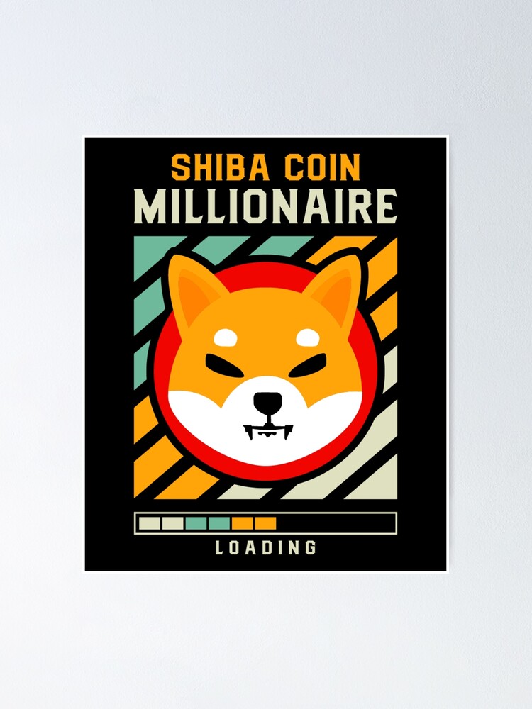 "Shiba Millionaire Loading" Poster for Sale by mkzmerch | Redbubble