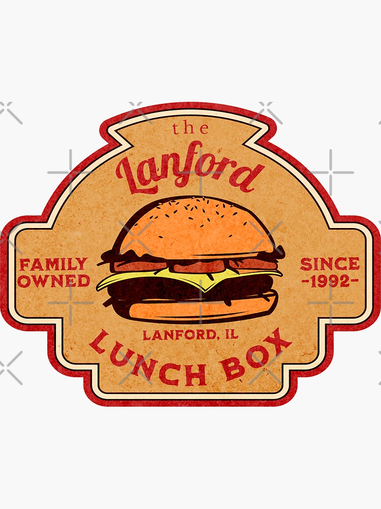 "Rosanne | The Lanford Lunch Box Funny Classic Sitcom" Sticker for Sale ...