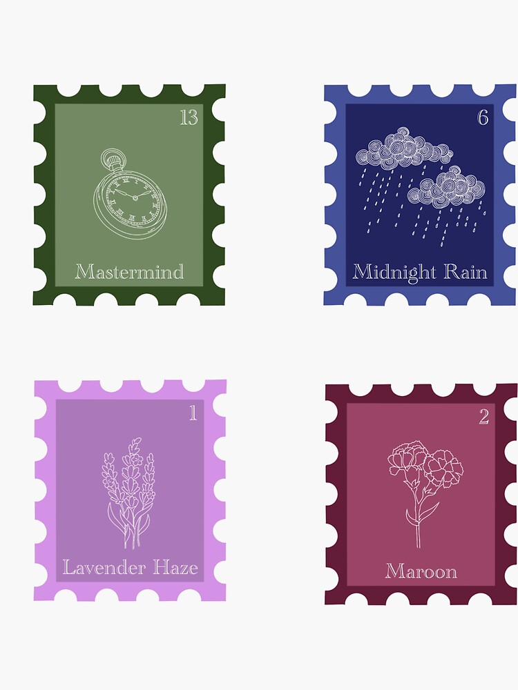 "TS10 Midnights " Sticker for Sale by DrawingsbyK | Redbubble