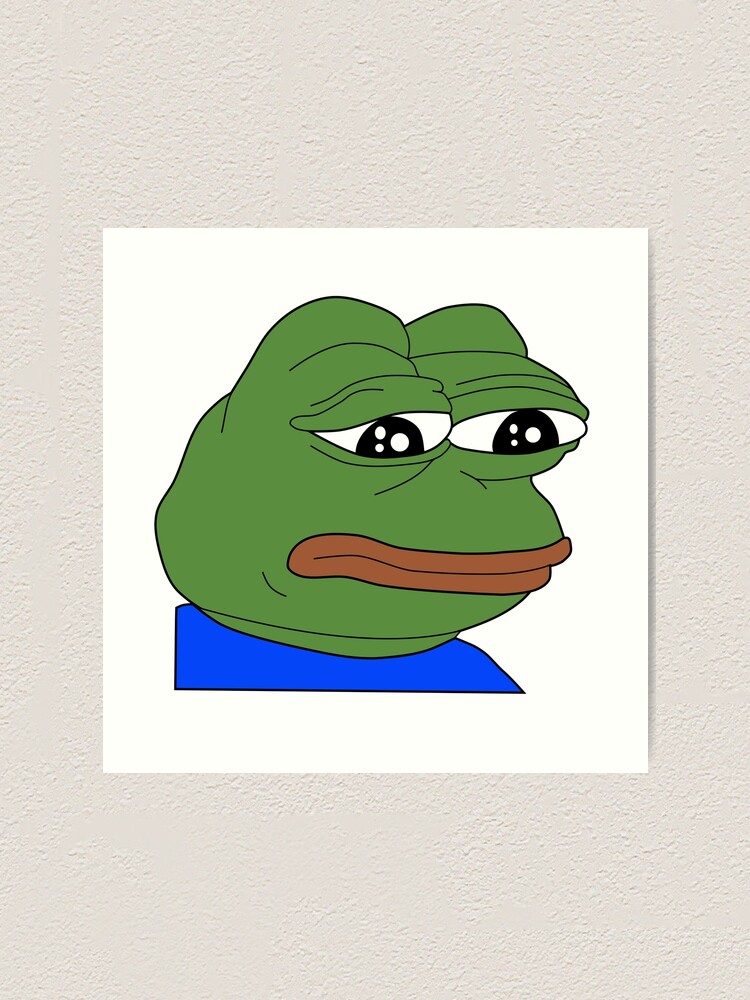 "FeelsBadMan" Art Print by AntonioB | Redbubble