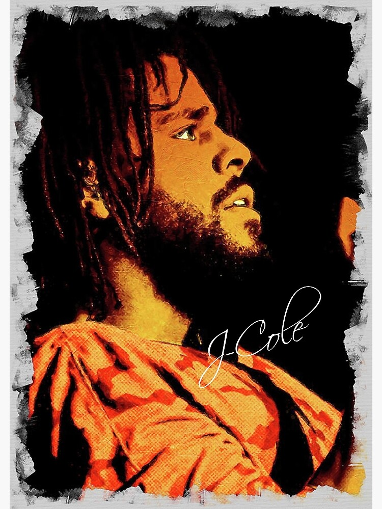 "j cole" Poster for Sale by prifix-design | Redbubble