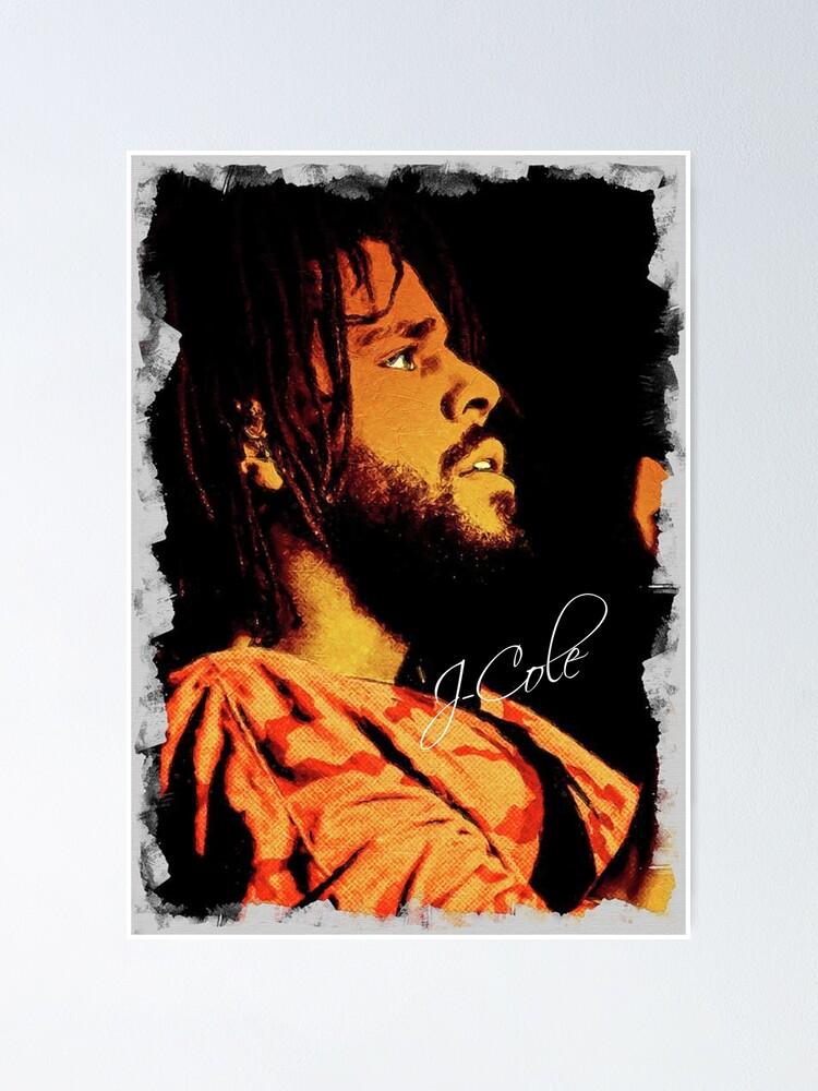 "j cole" Poster for Sale by prifix-design | Redbubble