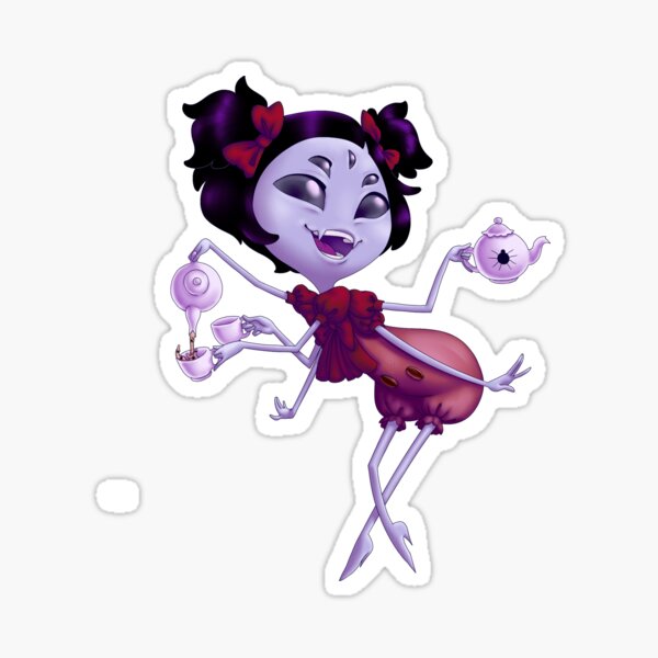 "Muffet - Undertale" Sticker by Madelonetjj | Redbubble