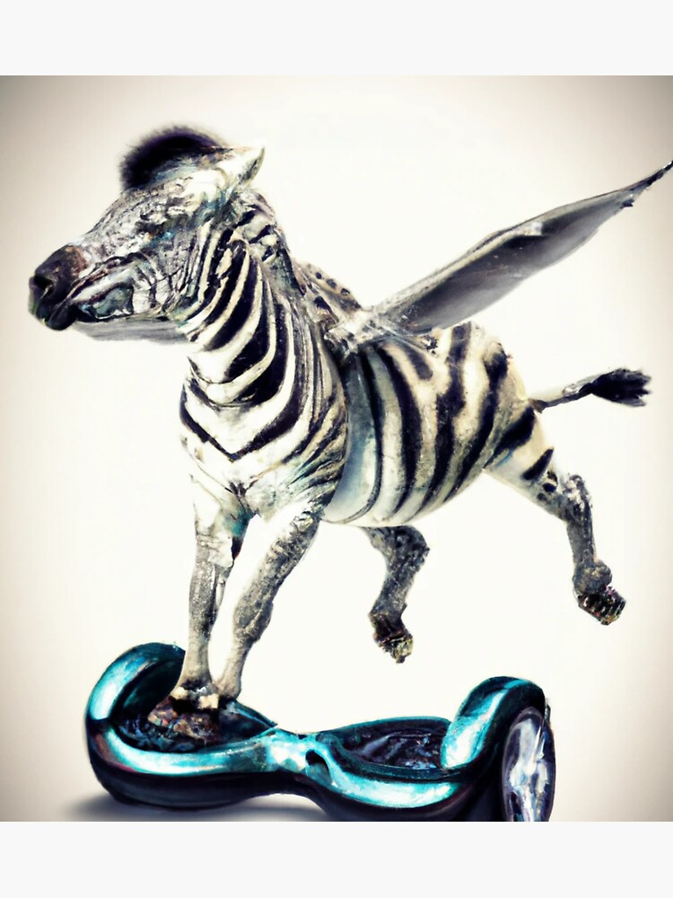 "Flying Zebra" Sticker for Sale by SteamedpunkVegg | Redbubble