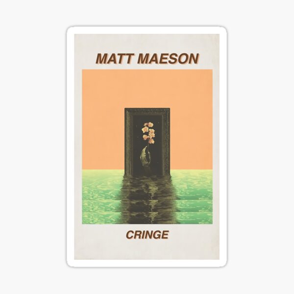 "Matt Maeson Poster" Sticker for Sale by kolmid | Redbubble