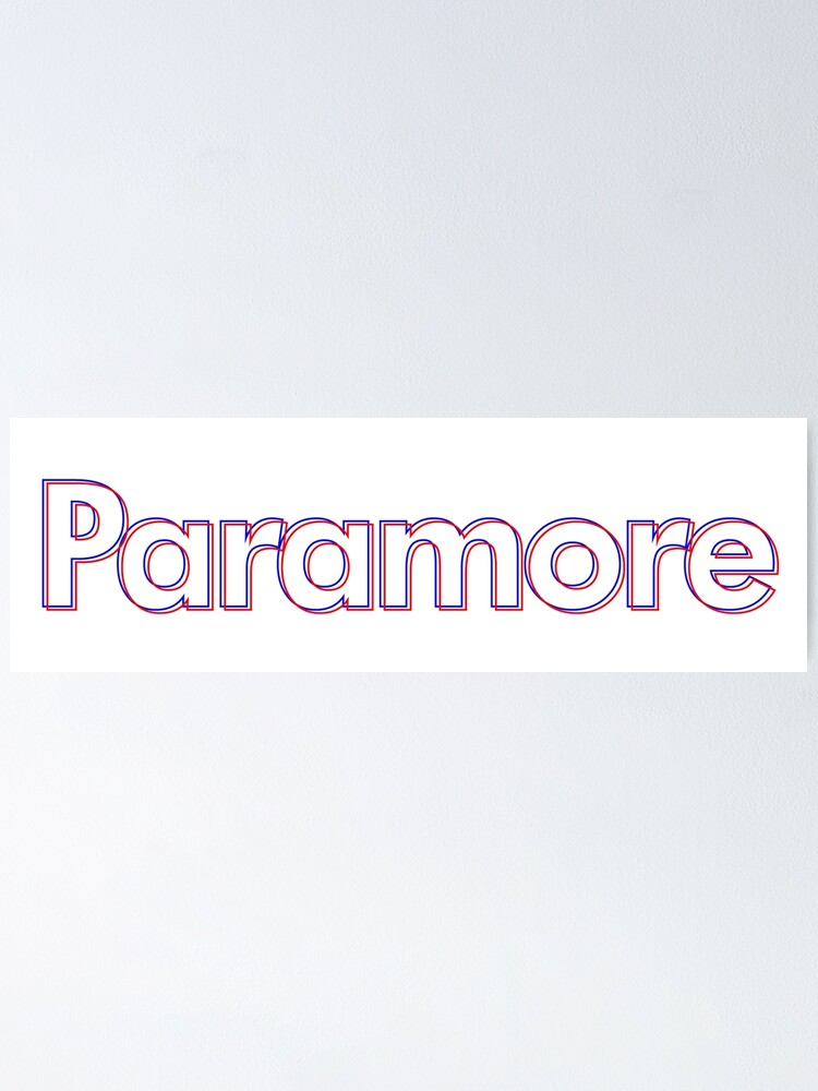 "paramore 3d" Poster for Sale by lito-art | Redbubble