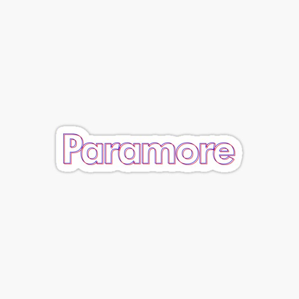 "paramore 3d" Sticker for Sale by lito-art | Redbubble