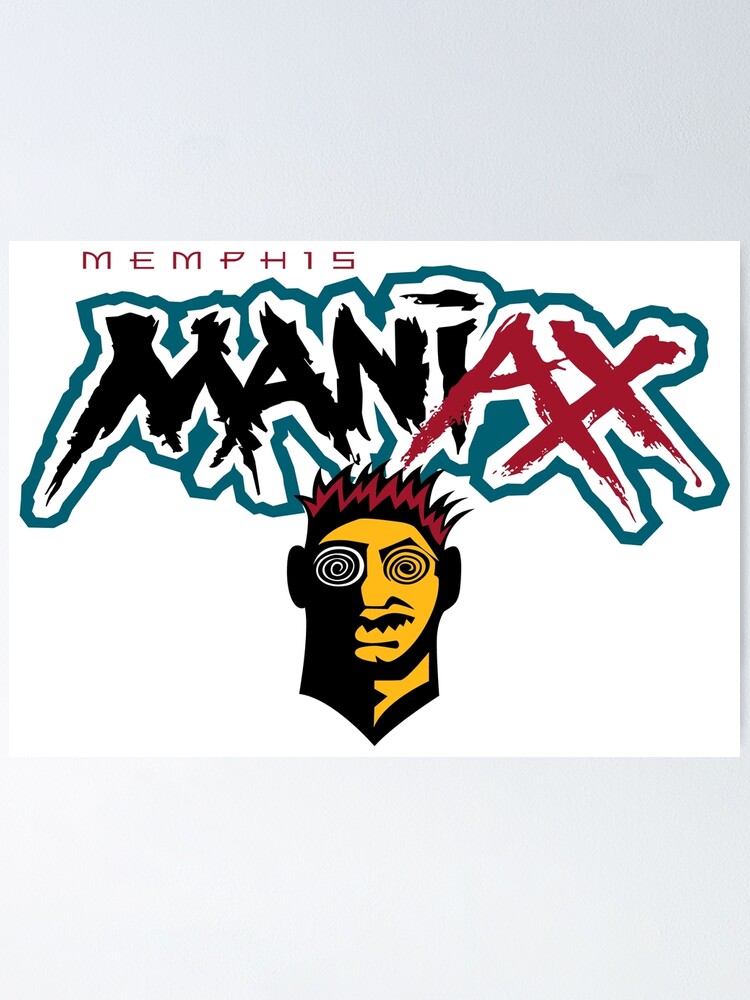 "Defunct Memphis Maniax XFL Football Team Logo" Poster for Sale by ...