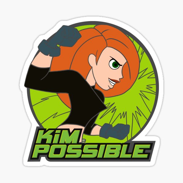 "KIM POSSIBLE" Sticker for Sale by teyagalfes | Redbubble