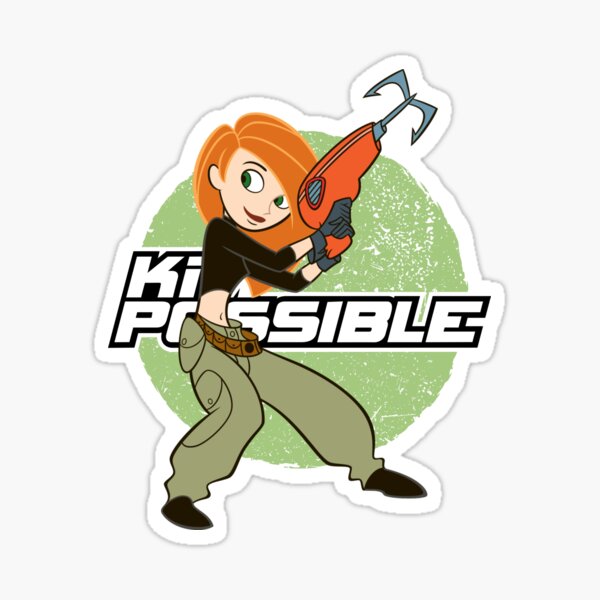 "KIM POSSIBLE" Sticker for Sale by teyagalfes | Redbubble