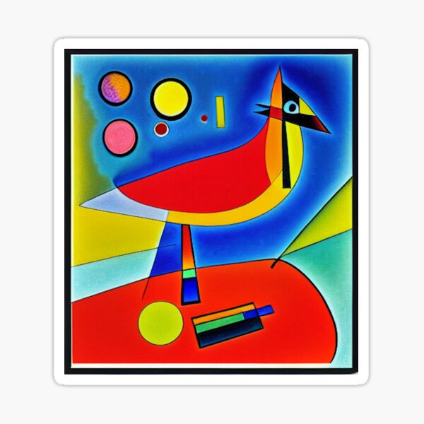 "Kandinsky Thanksgiving Turkey" Sticker for Sale by dbonz | Redbubble