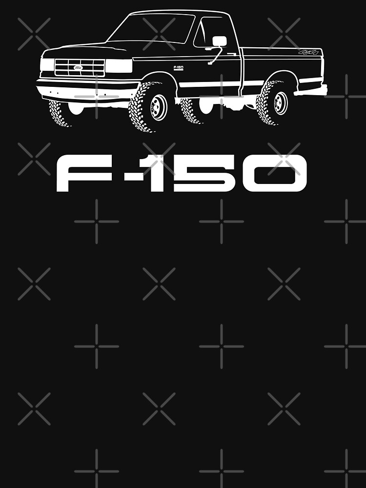 "1897-1991 F150 white print" T-shirt for Sale by TheOBSApparel ...