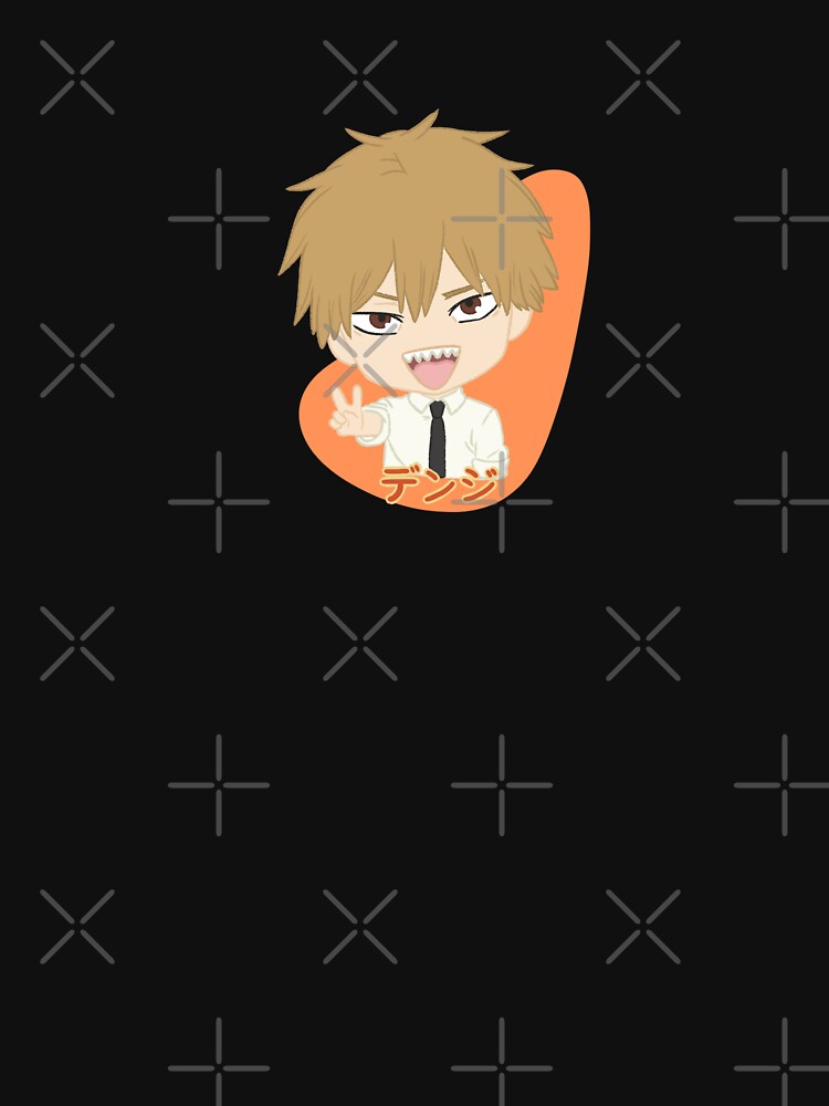 "Denji Chainsaw Man peace sign sticker" T-shirt for Sale by DearKirei ...