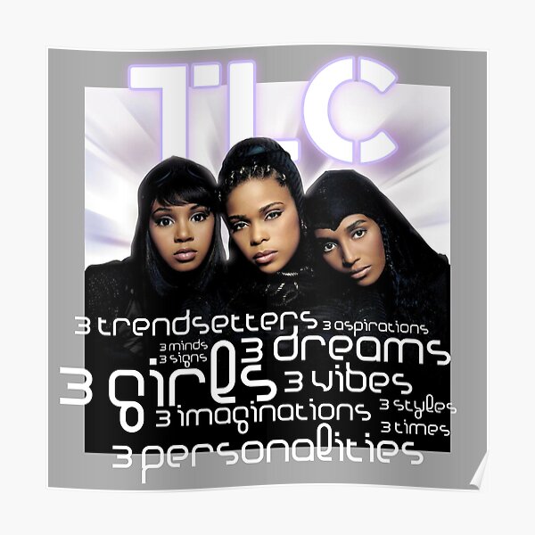 "TLC - 3D" Poster for Sale by McDolphinJuice | Redbubble