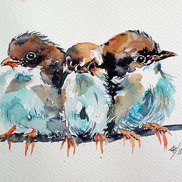 "Three birds" Art Print for Sale by kovacsannabrigi | Redbubble
