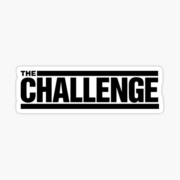 "The Challenge Logo" Sticker for Sale by bwoody730 | Redbubble