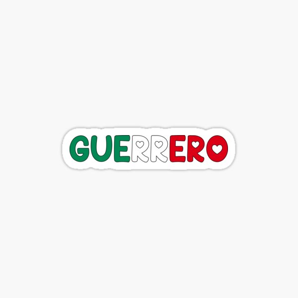 "Guerrero Mexico" Sticker for Sale by StudioSirenita | Redbubble