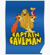 Captain Caveman: Posters | Redbubble