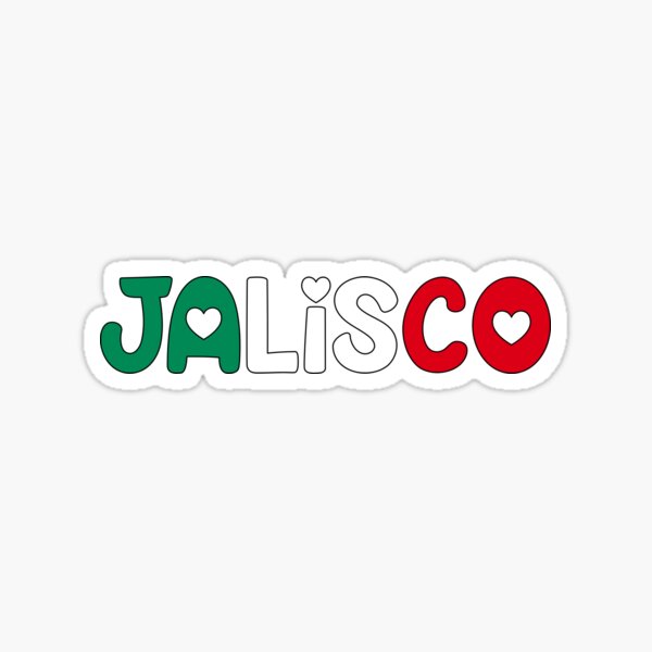 "Jalisco Mexico" Sticker for Sale by StudioSirenita | Redbubble