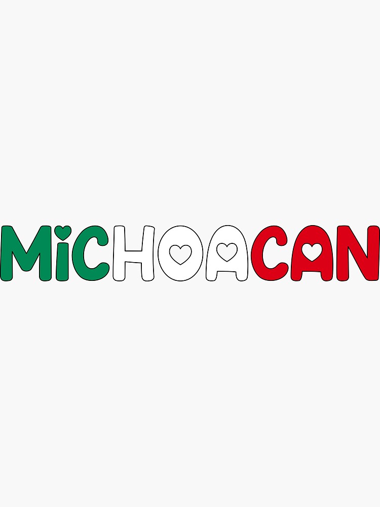 "Michoacan Mexico" Sticker for Sale by StudioSirenita | Redbubble