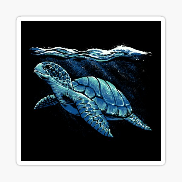"Save Our Seas. Giant Turtles" Sticker for Sale by Desenio-PH | Redbubble