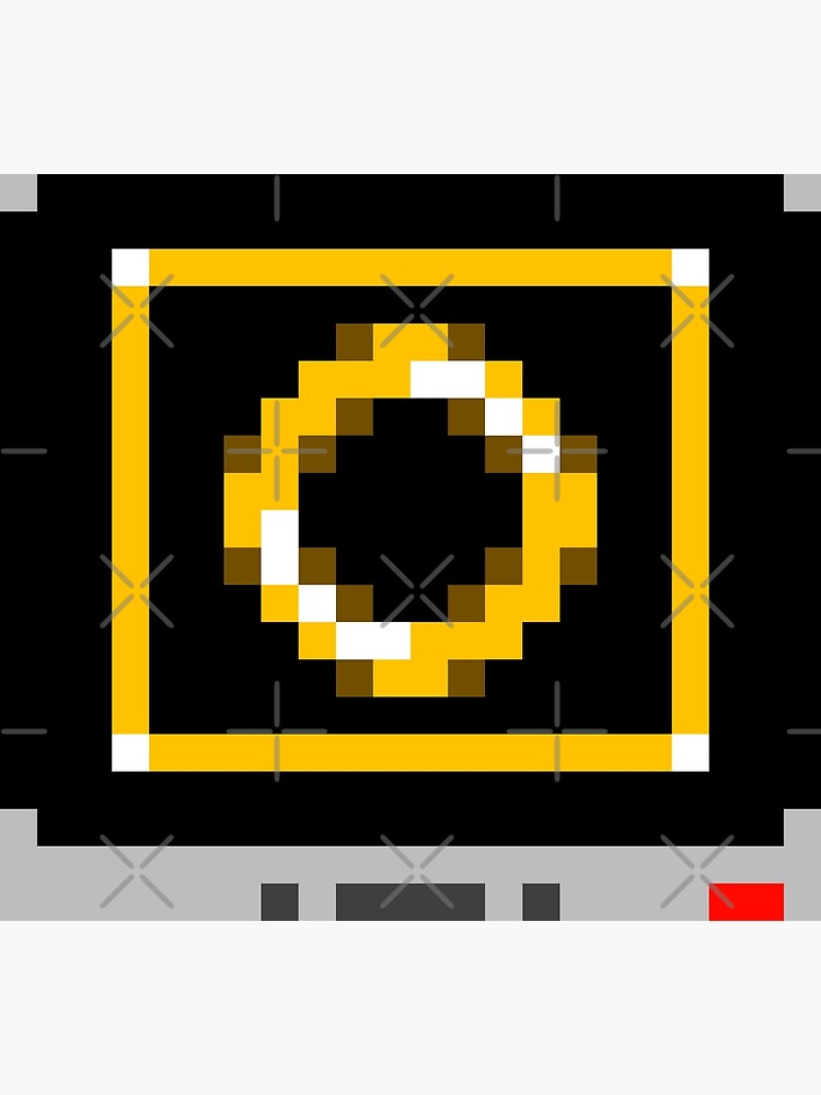 "Sonic Item Box Ring " Poster for Sale by RetroMarty | Redbubble