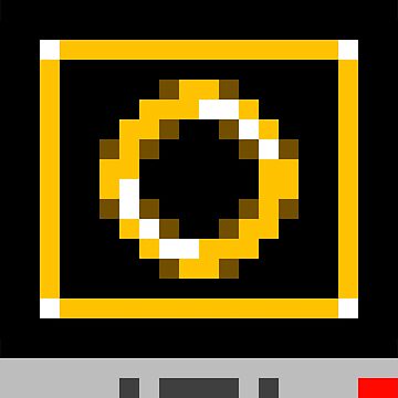 "Sonic Item Box Ring " Sticker by RetroMarty | Redbubble