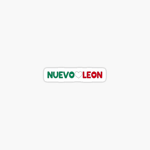 "Nuevo Leon Mexico" Sticker for Sale by StudioSirenita | Redbubble