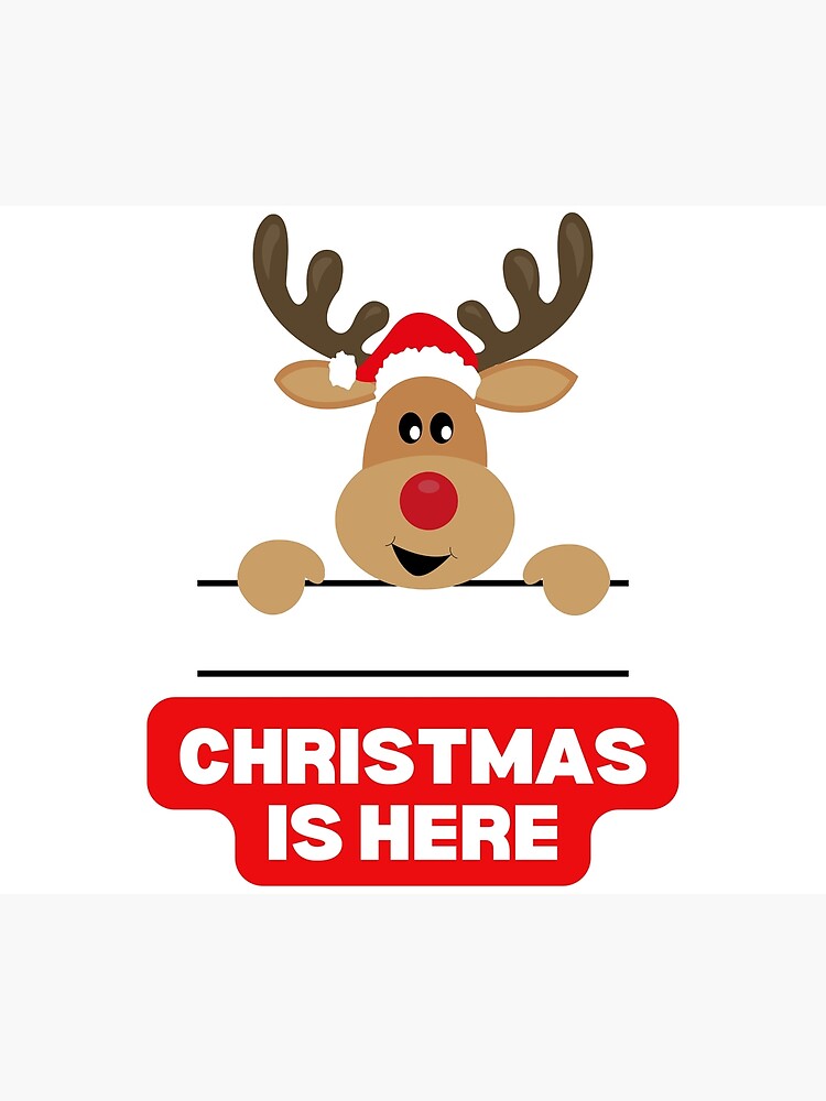 "White Christmas Is Here" Poster for Sale by nomanmahmood | Redbubble