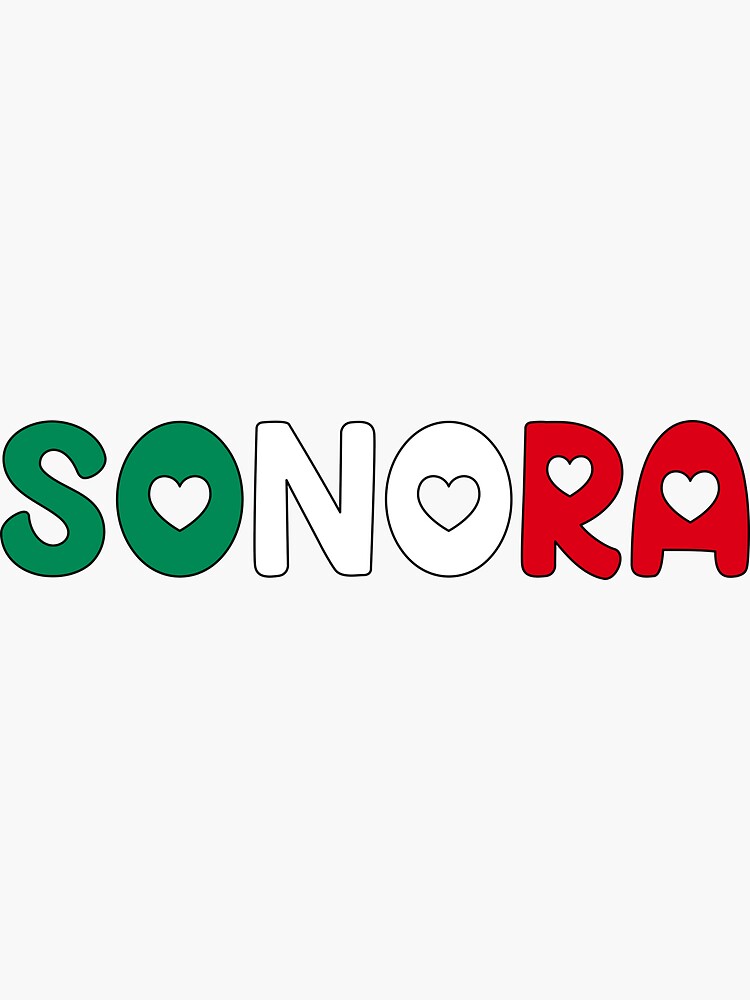 "Sonora Mexico" Sticker for Sale by StudioSirenita | Redbubble