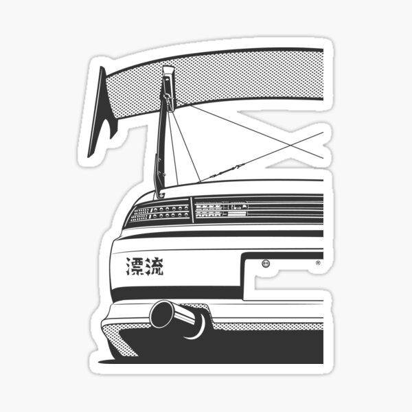 "Silvia S14. Zenki Kouki" Sticker for Sale by OlegMarkaryan | Redbubble