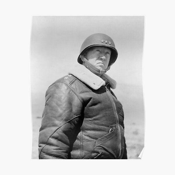"General George Patton" Poster for Sale by warishellstore | Redbubble