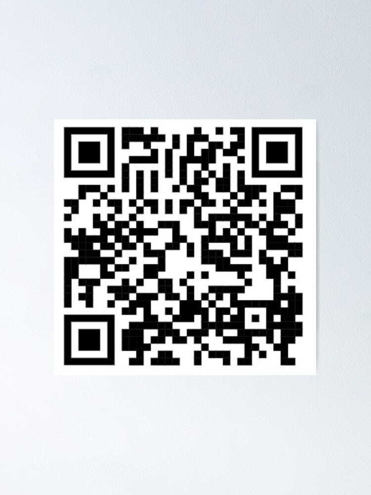 "The Duck Song QR code" Poster for Sale by Piper-and-Leave | Redbubble