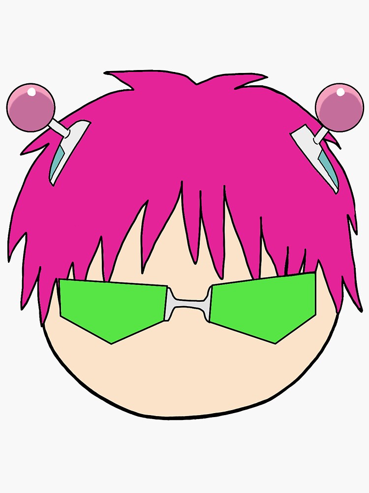 "Chibi Saiki K" Sticker for Sale by RamenDesign | Redbubble