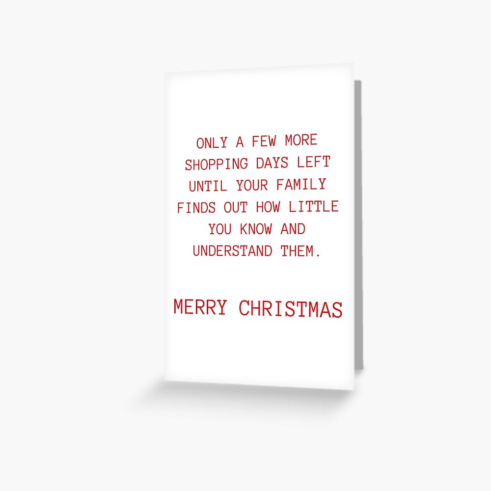 "Christmas Humor. Rude, Offensive, Inappropriate Christmas Card. Only A ...