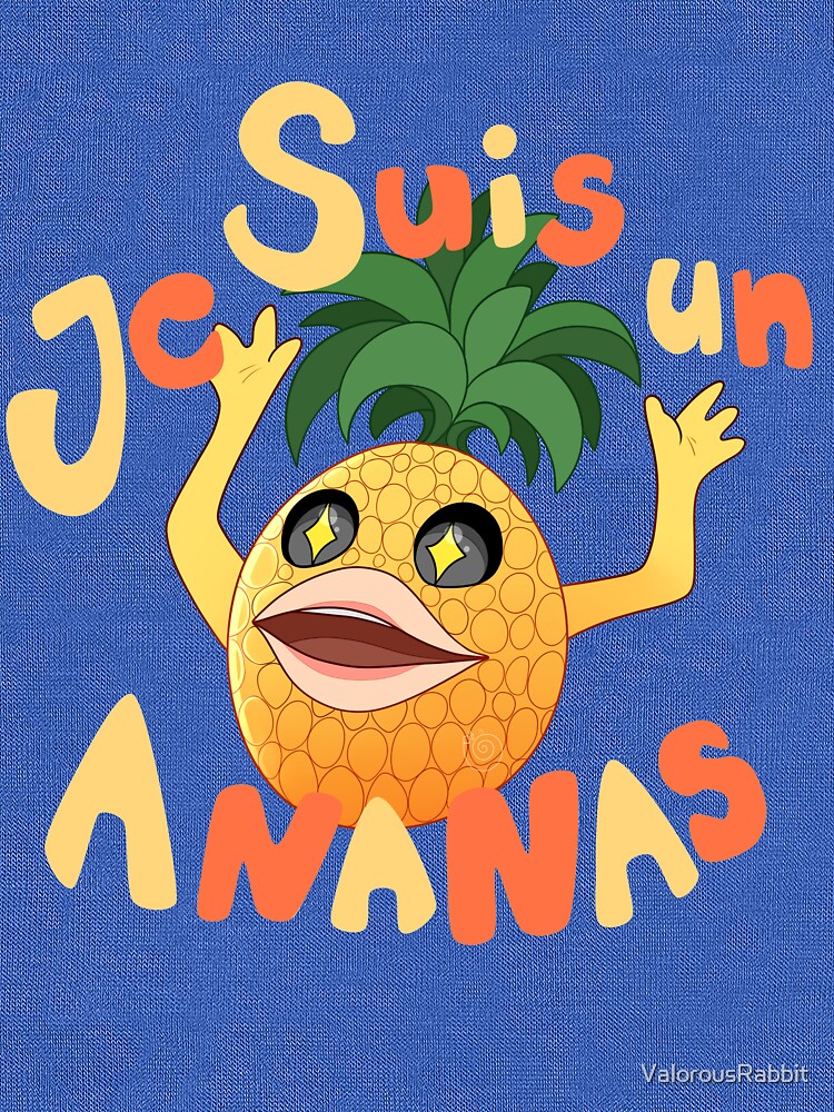 "Je Suis Un Ananas" Lightweight Sweatshirt for Sale by ValorousRabbit ...