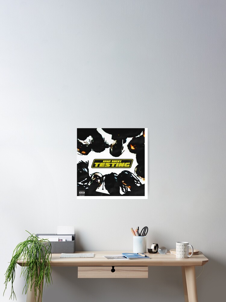 "ASAP Rocky Testing" Poster for Sale by Hisdoughnut | Redbubble