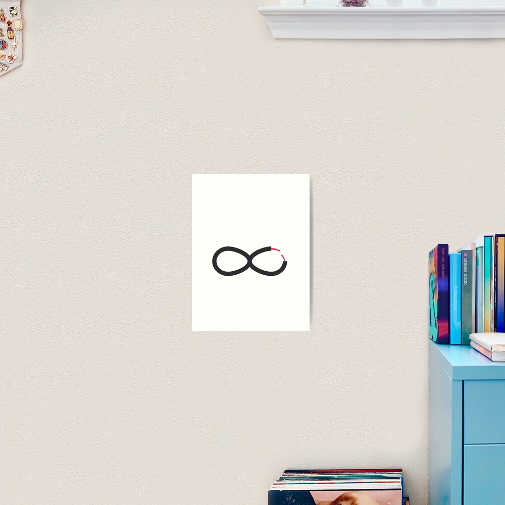 "Broken Infinity" Art Print for Sale by OranguArt | Redbubble