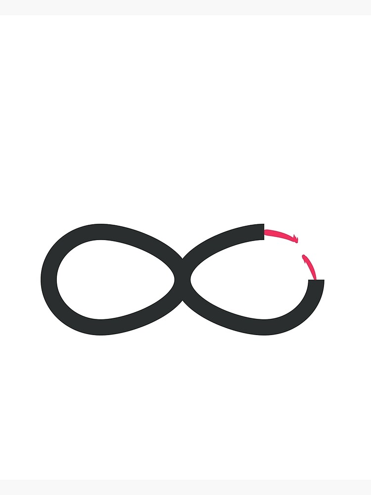 "Broken Infinity" Art Print for Sale by OranguArt | Redbubble