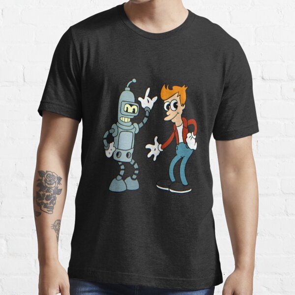 "BENDER AND FRY" T-shirt for Sale by etemajnekij | Redbubble | futurama ...