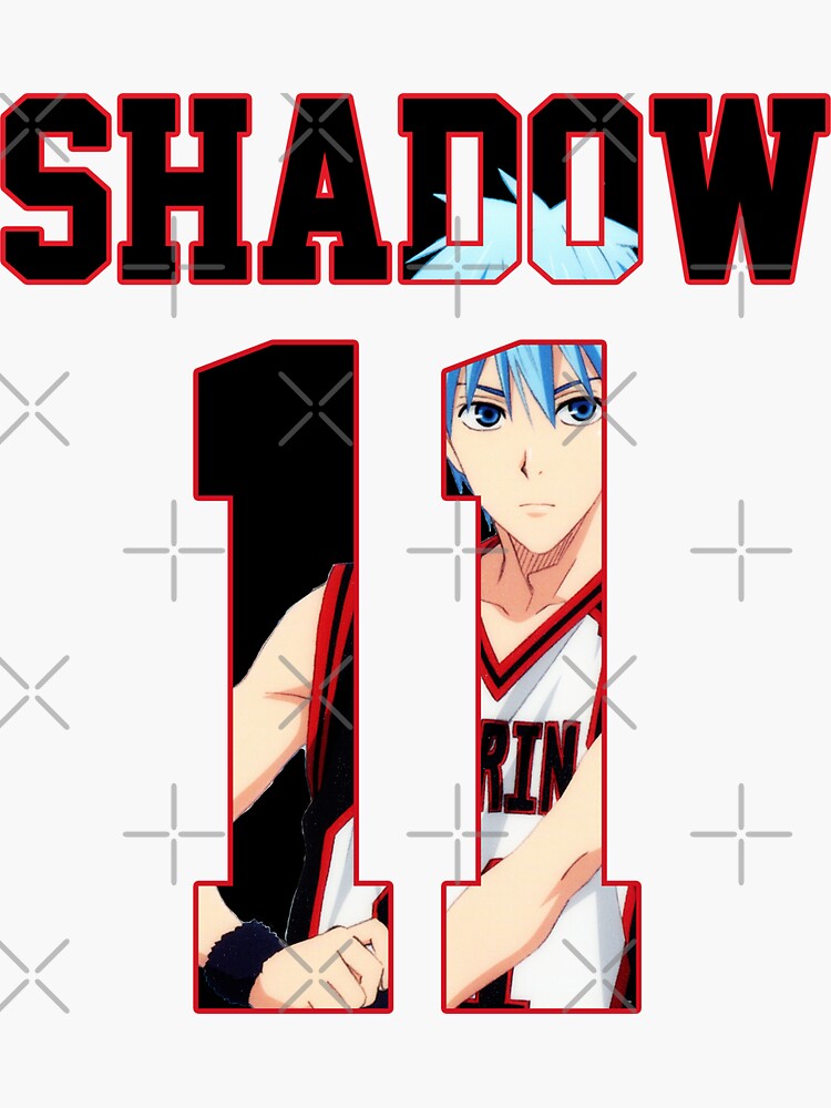"Kuroko no Basket Kuroko Tetsuya Shadow Nr 11 Jersey" Sticker by ...