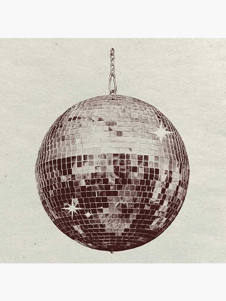 "mirrorball" Art Board Print for Sale by Emma Designs | Redbubble