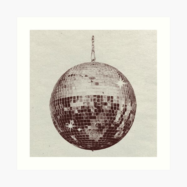 "mirrorball" Art Print for Sale by Emma Designs | Redbubble