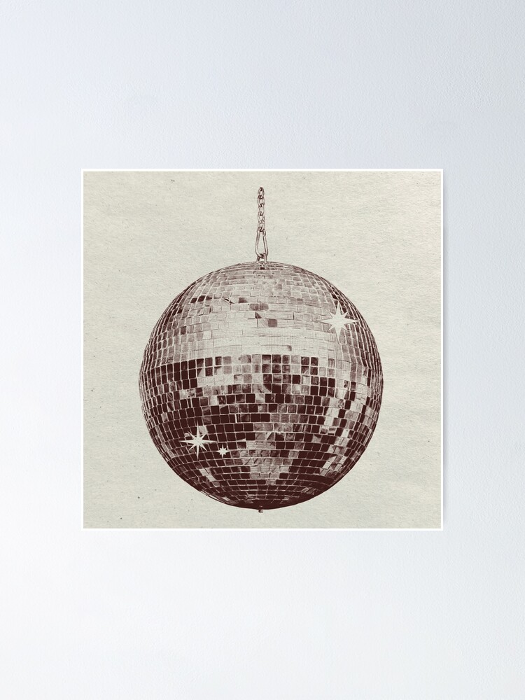 "mirrorball" Poster for Sale by Emma Designs | Redbubble