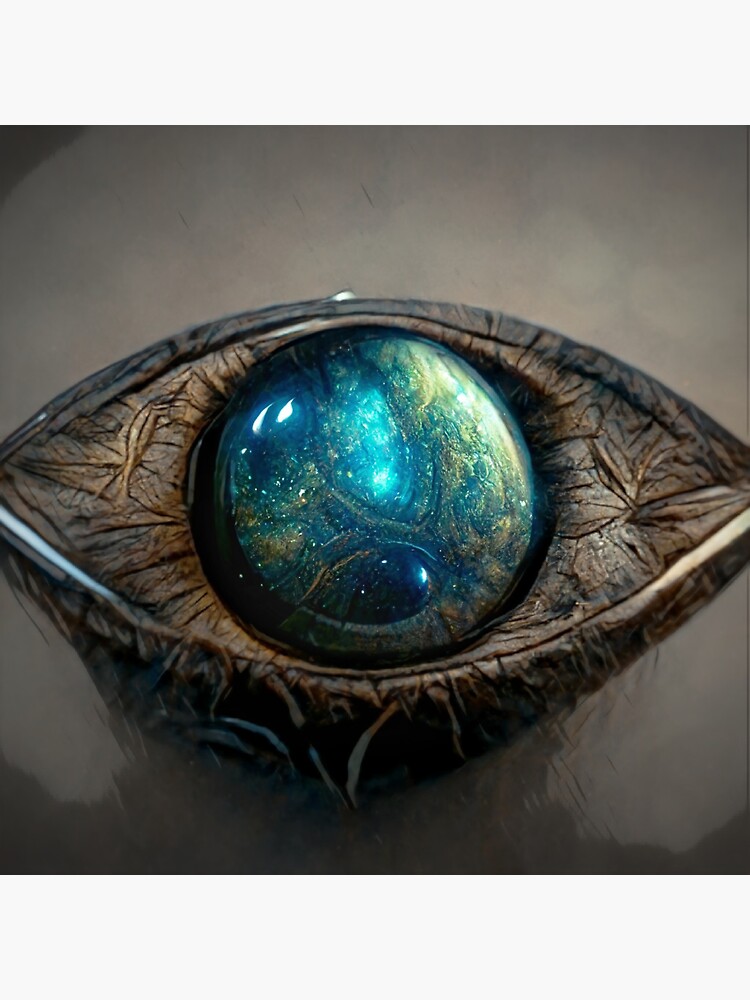 "An Alien Eyeball Reflecting Outer Space " Sticker for Sale by ...