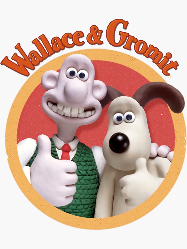 "Wallace and Gromit" Sticker for Sale by desperlabeaue | Redbubble